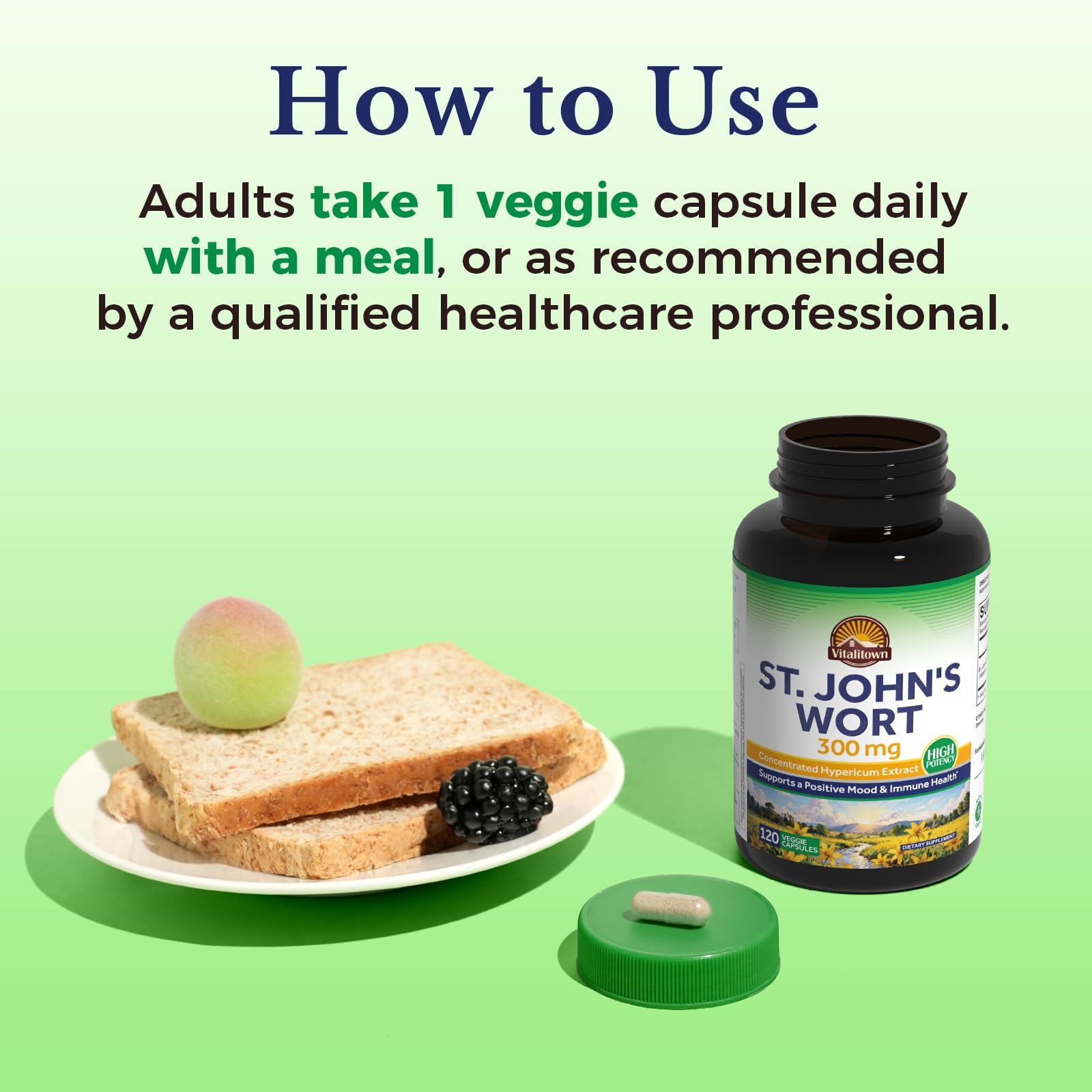 Natural stress relief St. John's Wort
