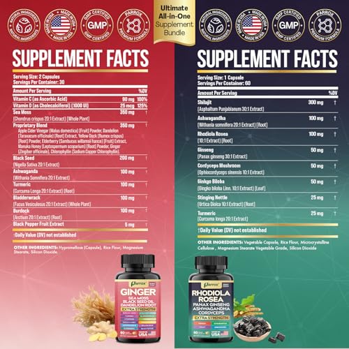Natural stress relief supplement bundle
