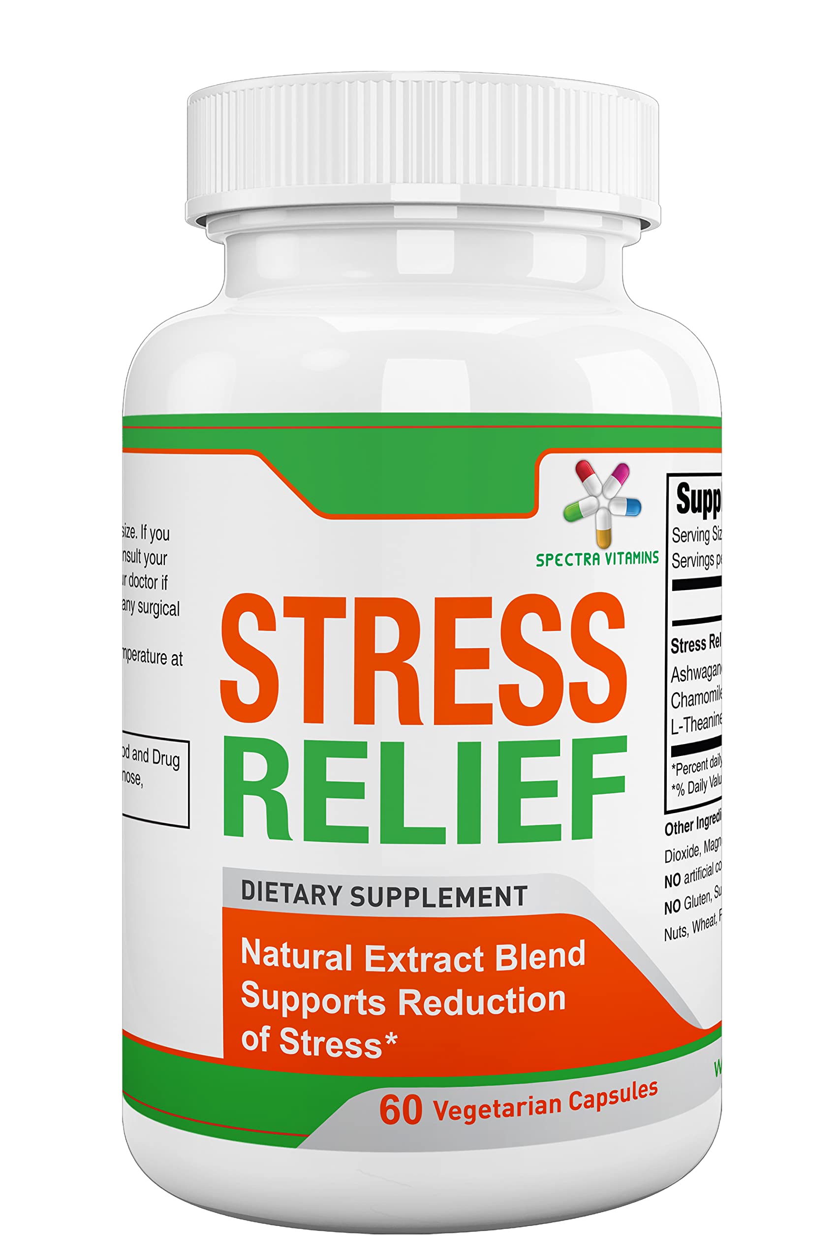 natural stress relief supplement capsules
