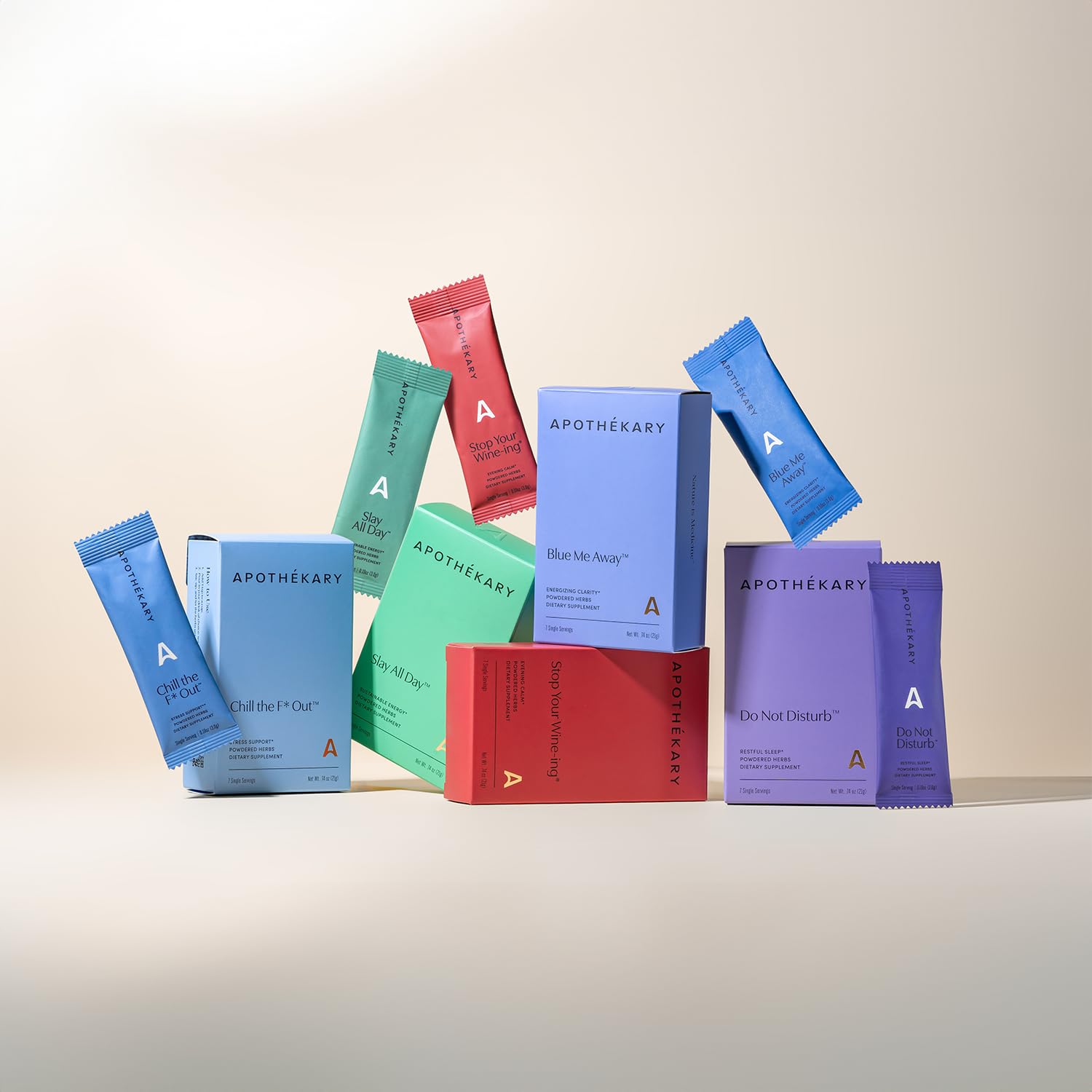 natural stress relief supplement sachets