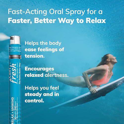 Natural stress relief vitamin spray