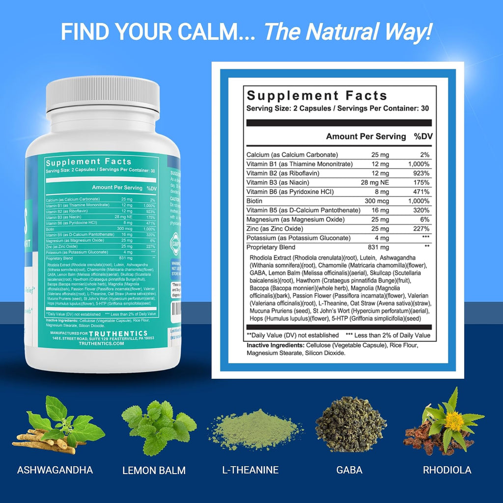 natural stress relief vitamins
