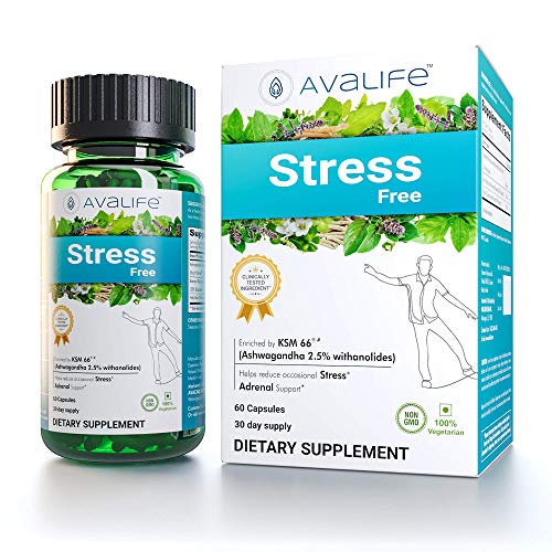 Natural stress relief with Ashwagandha supplement