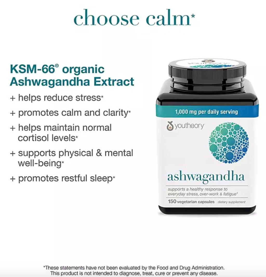 natural stress relief with ashwagandha vitamins
