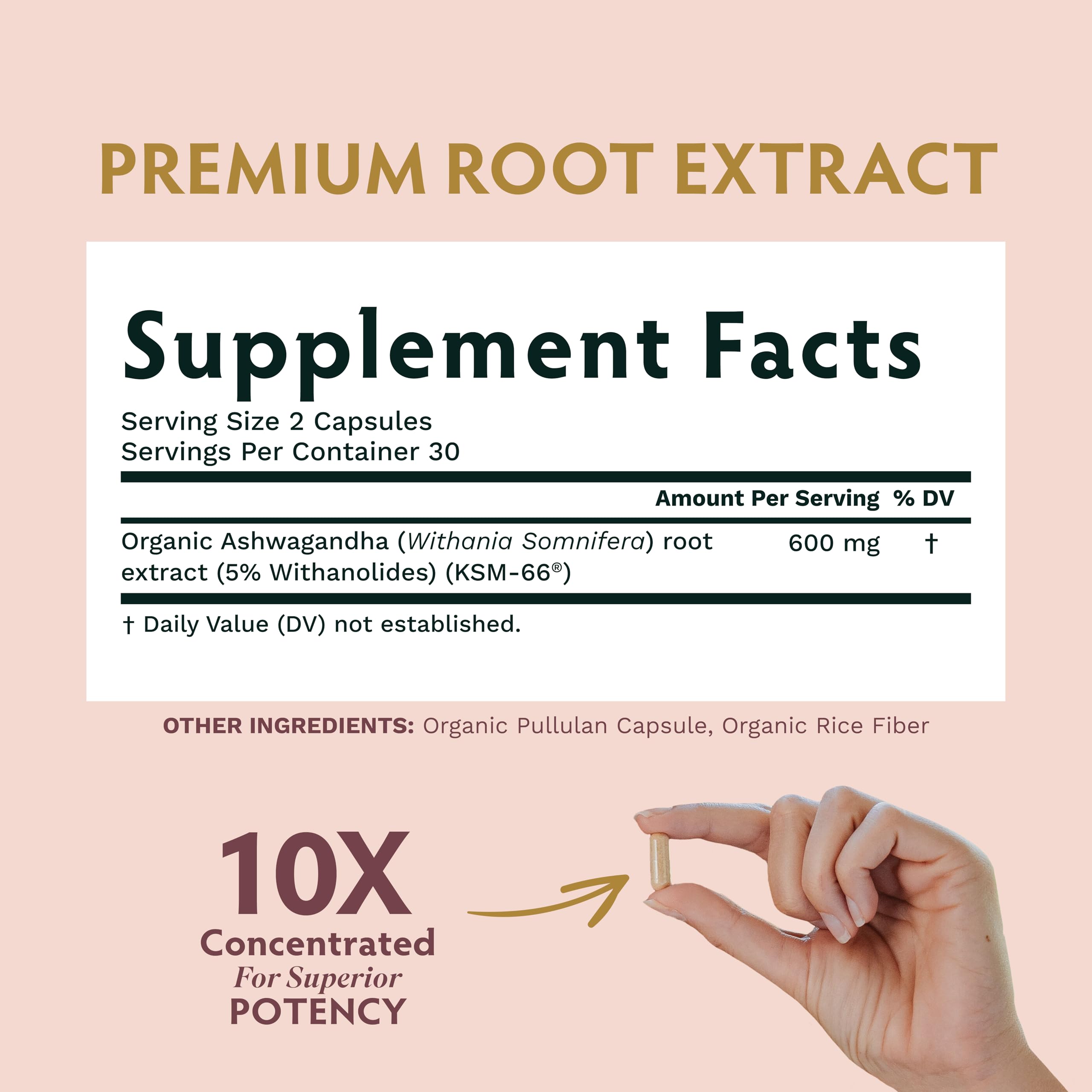 Natural stress relief with ashwagandha