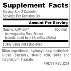 natural stress relief with ashwagandha