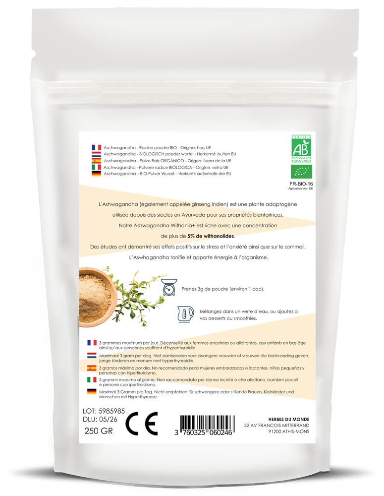 natural stress relief with ashwagandha