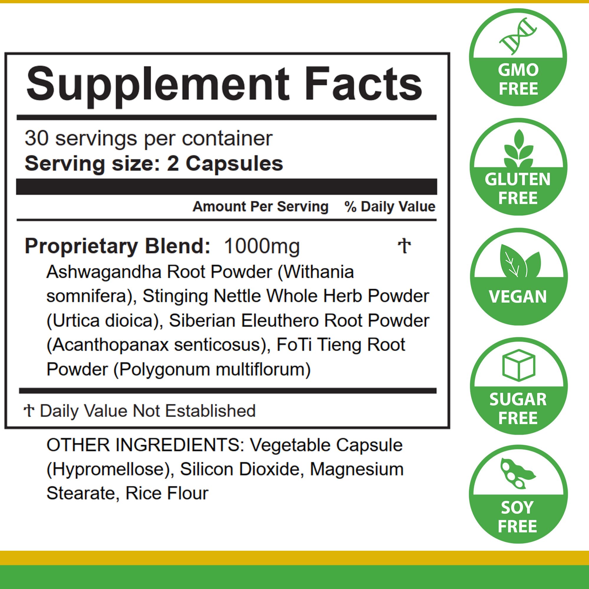 natural stress relief with energy support