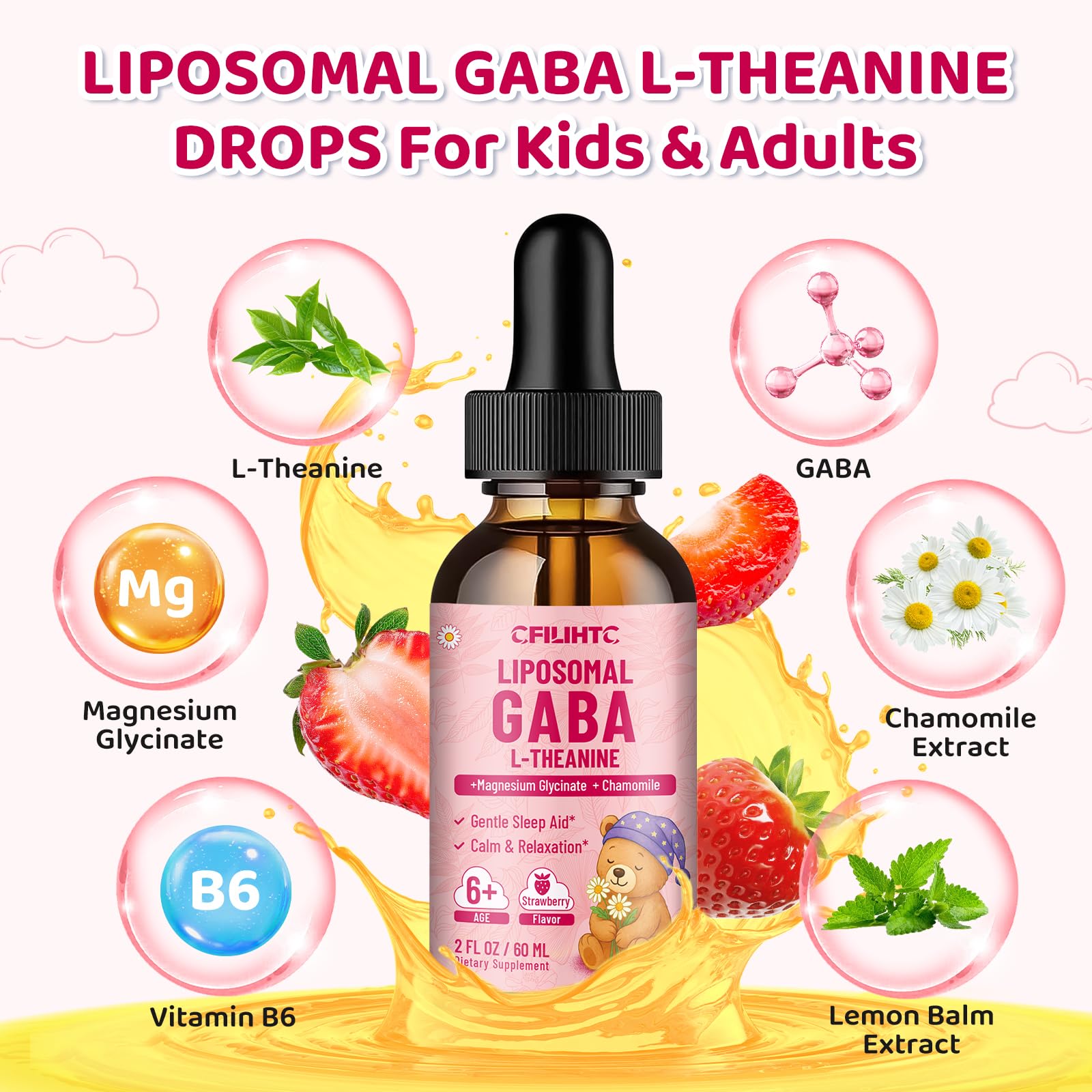 Natural stress relief with GABA drops