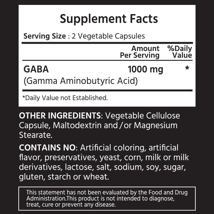 natural stress relief with GABA