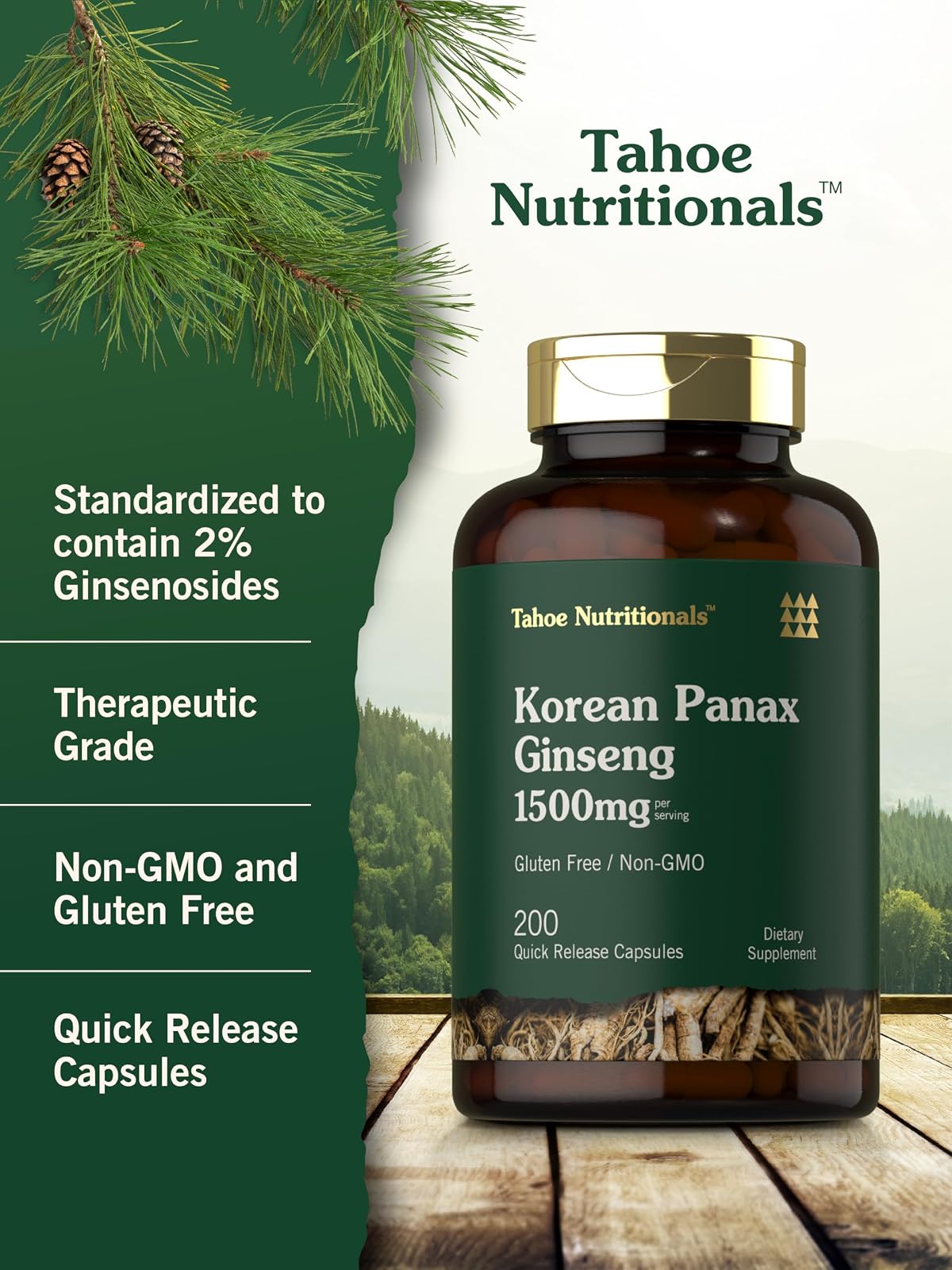 natural stress relief with ginseng