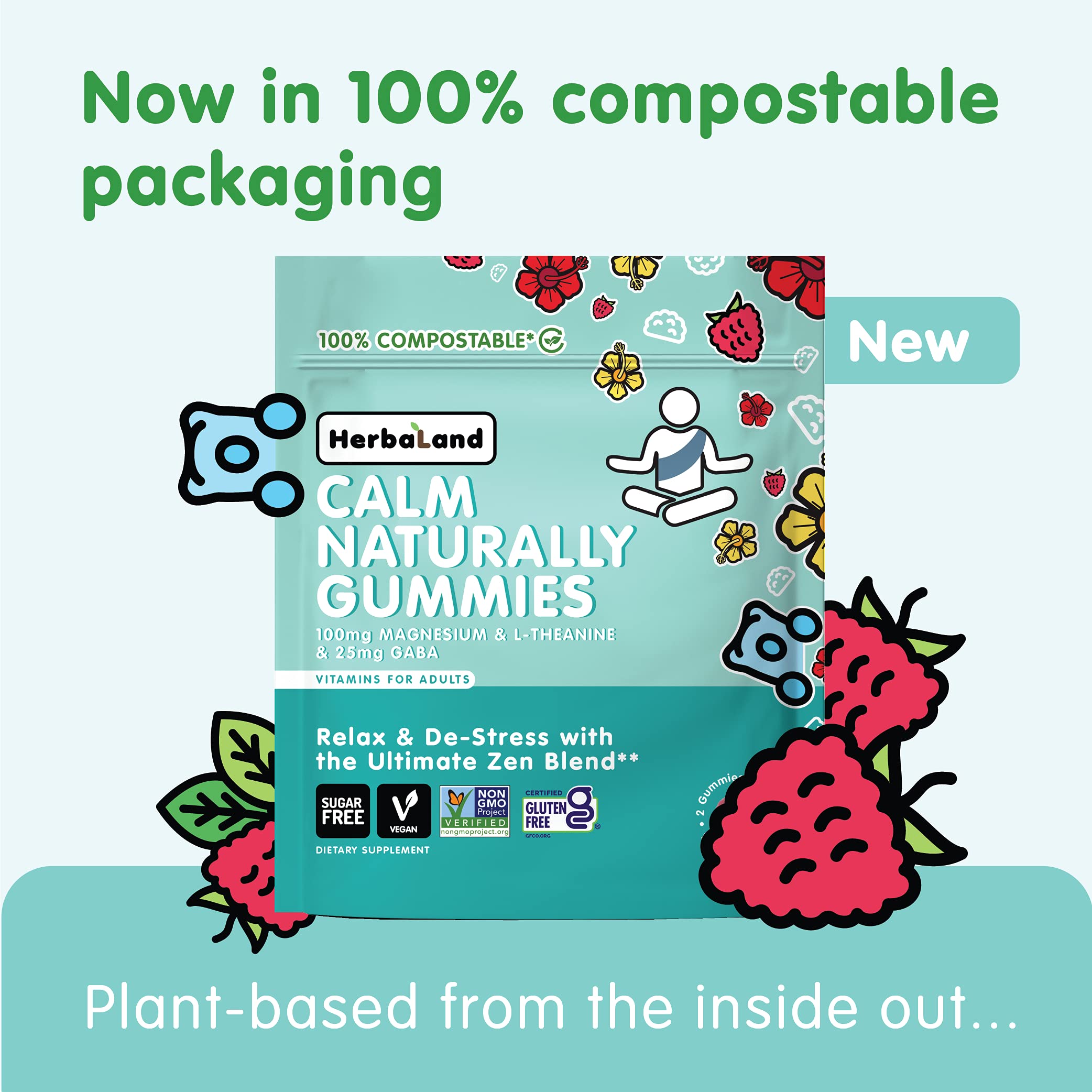Natural stress relief with Herbaland gummies