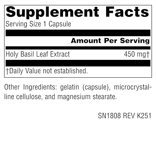 Natural stress relief with Holy Basil