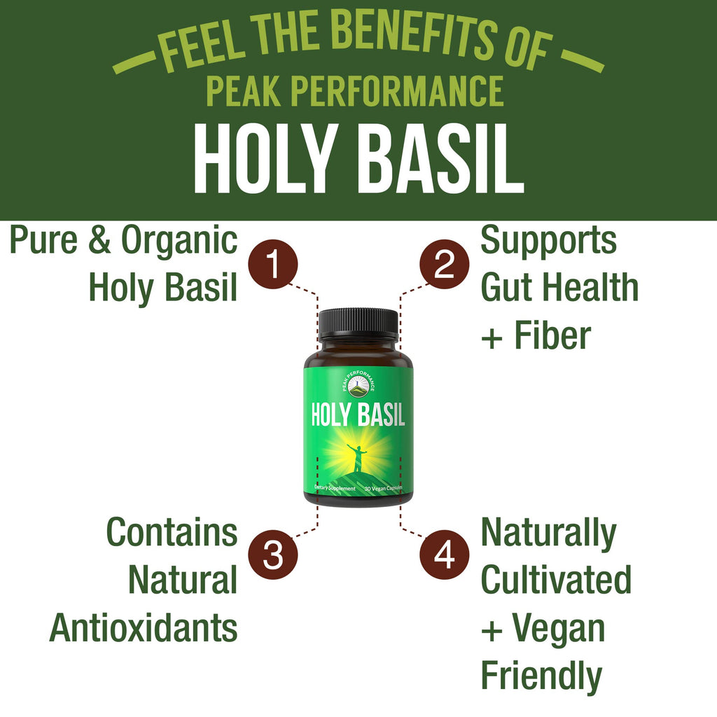 natural stress relief with holy basil