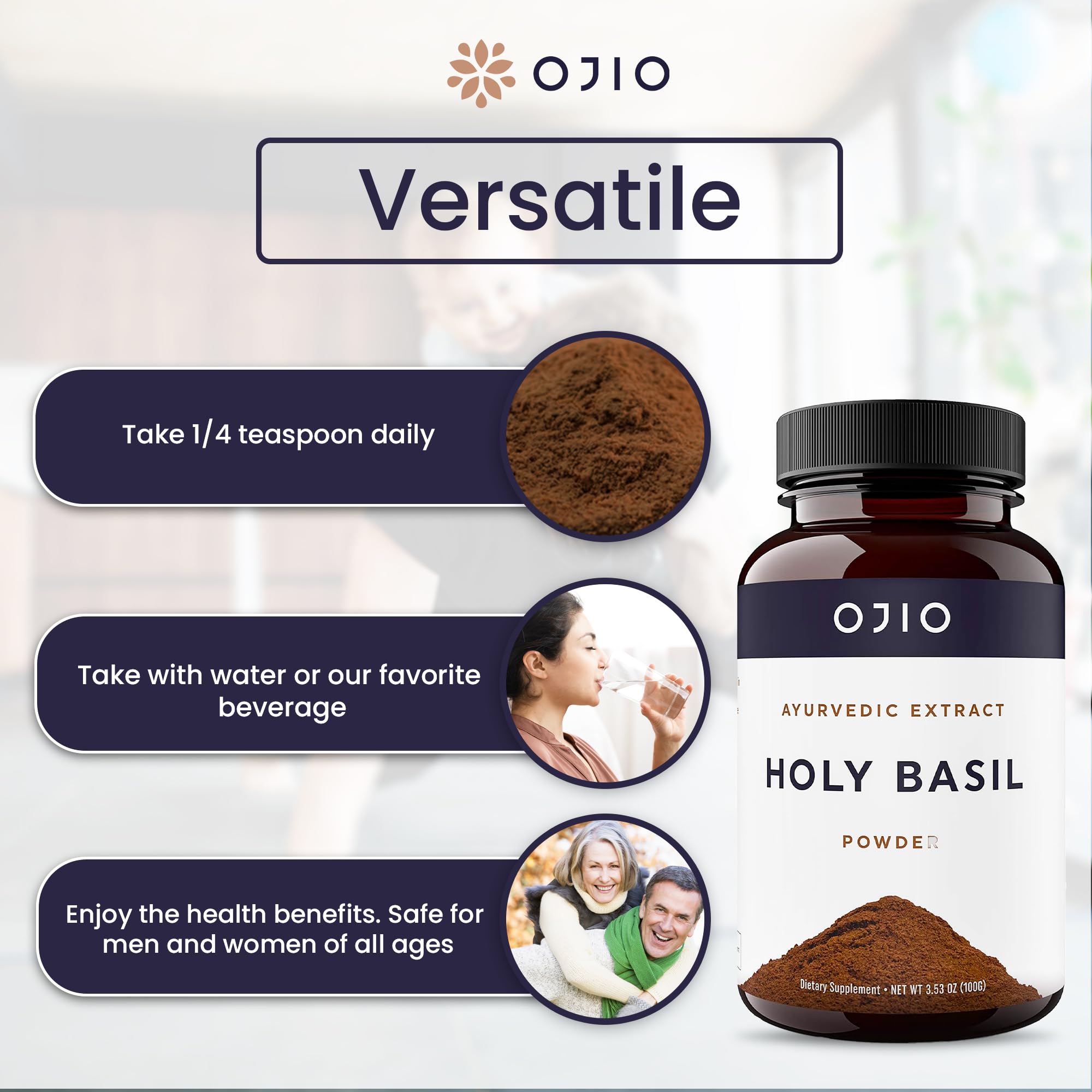 natural stress relief with holy basil