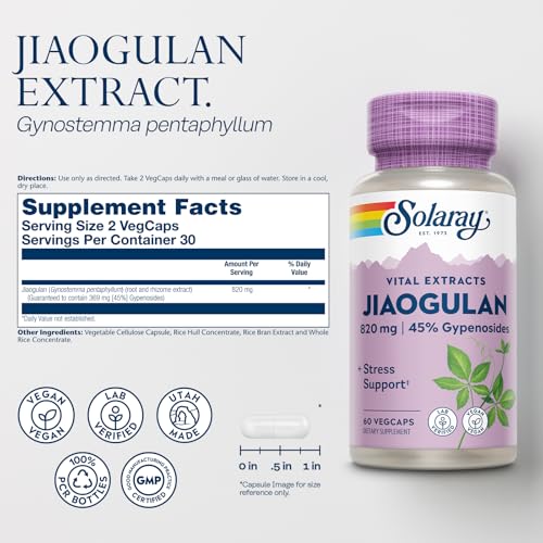 natural stress relief with Jiaogulan