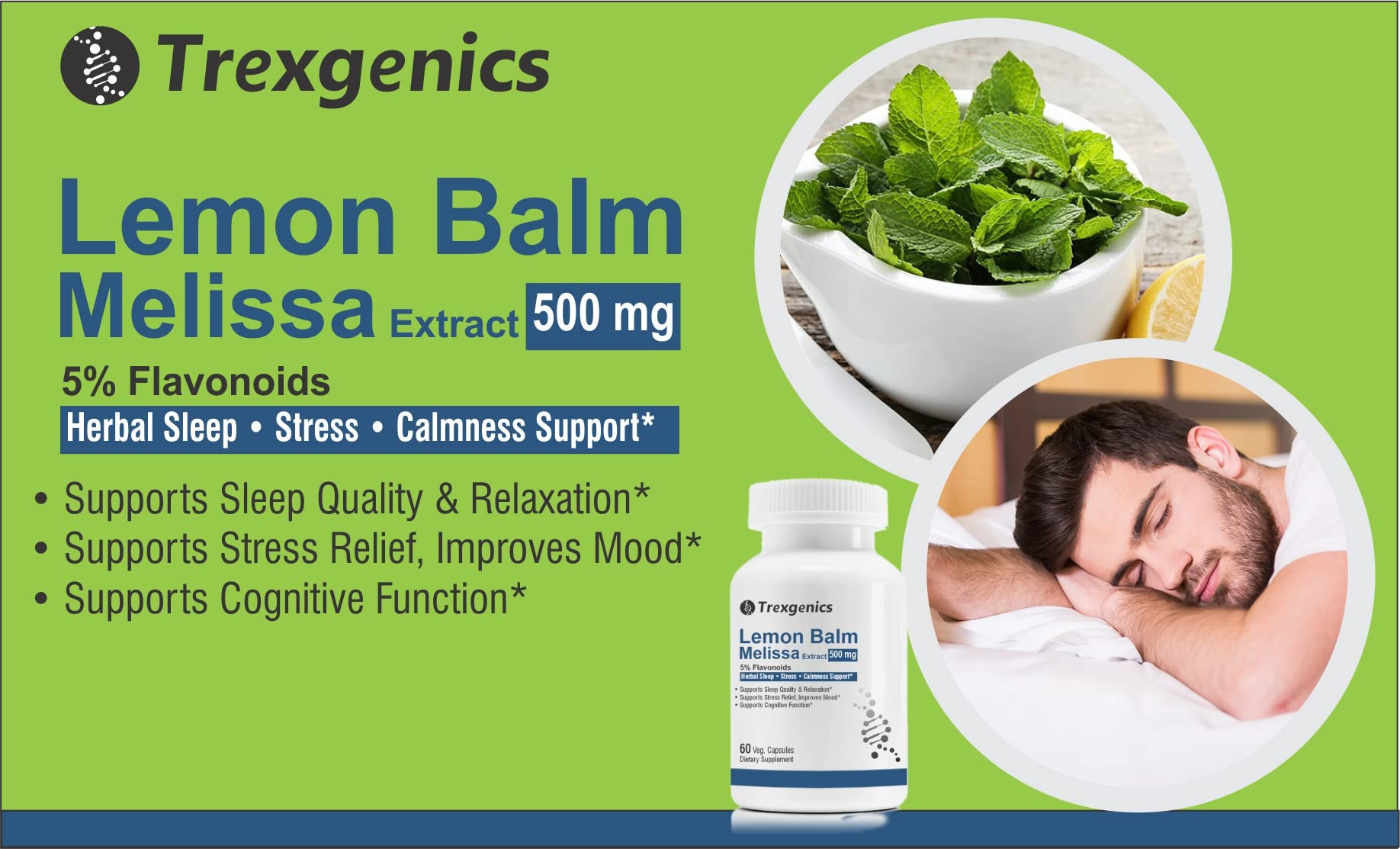 natural stress relief with lemon balm
