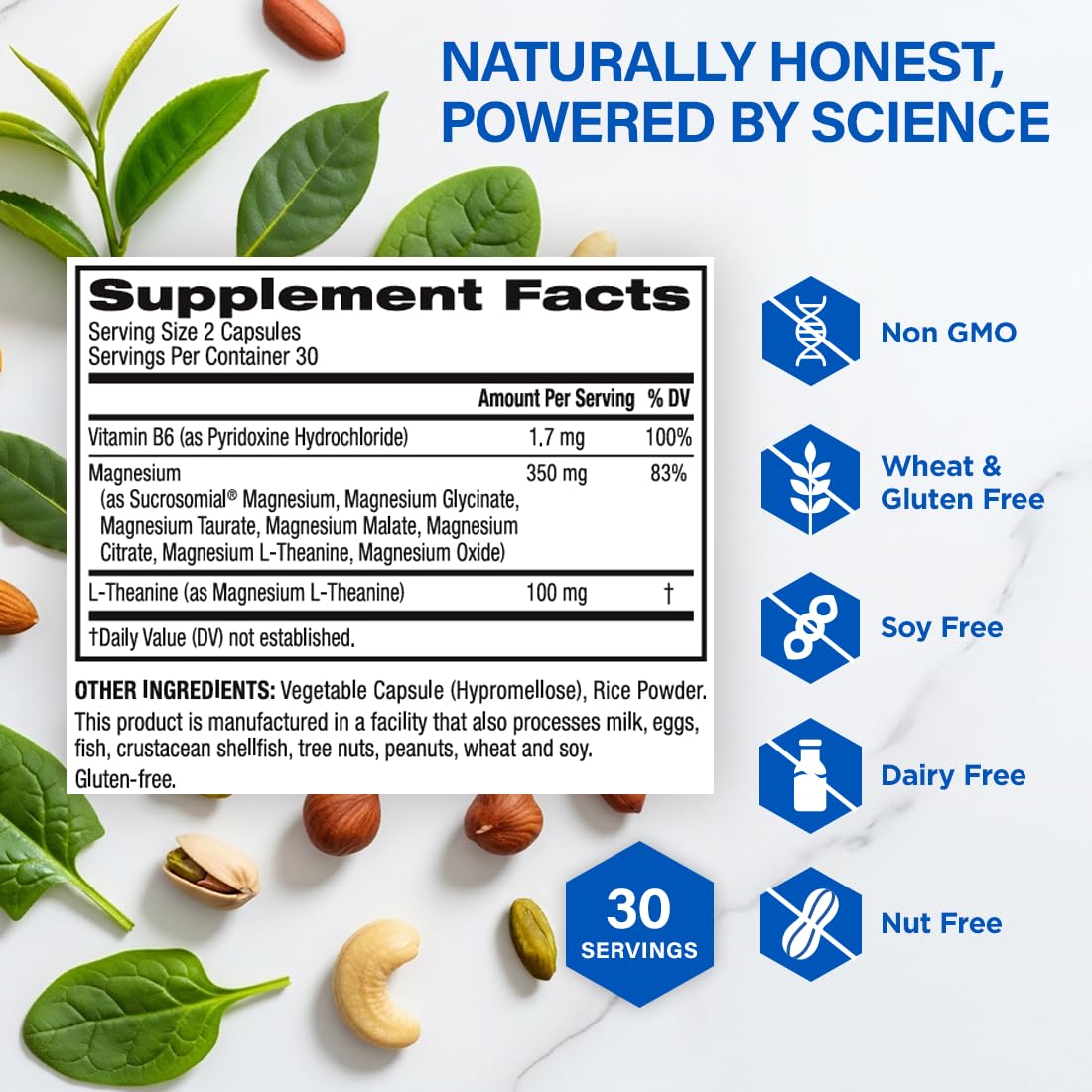 Natural stress relief with magnesium complex
