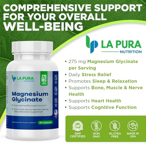 Natural stress relief with magnesium glycinate