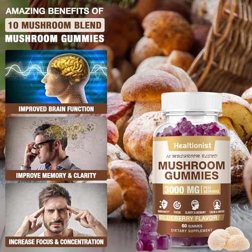 natural stress relief with mushroom blend