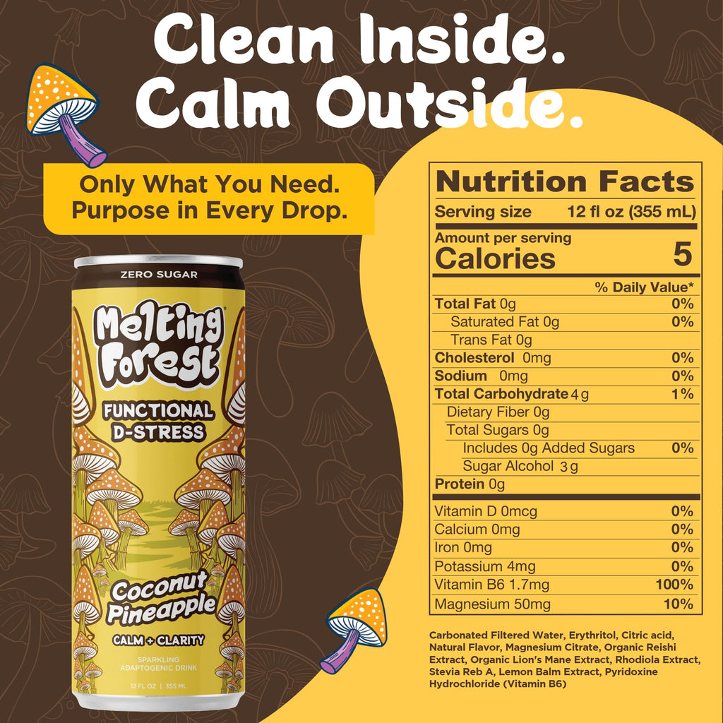 Natural stress relief with mushrooms