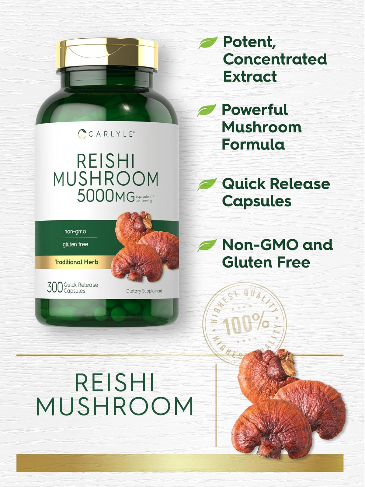 natural stress relief with reishi