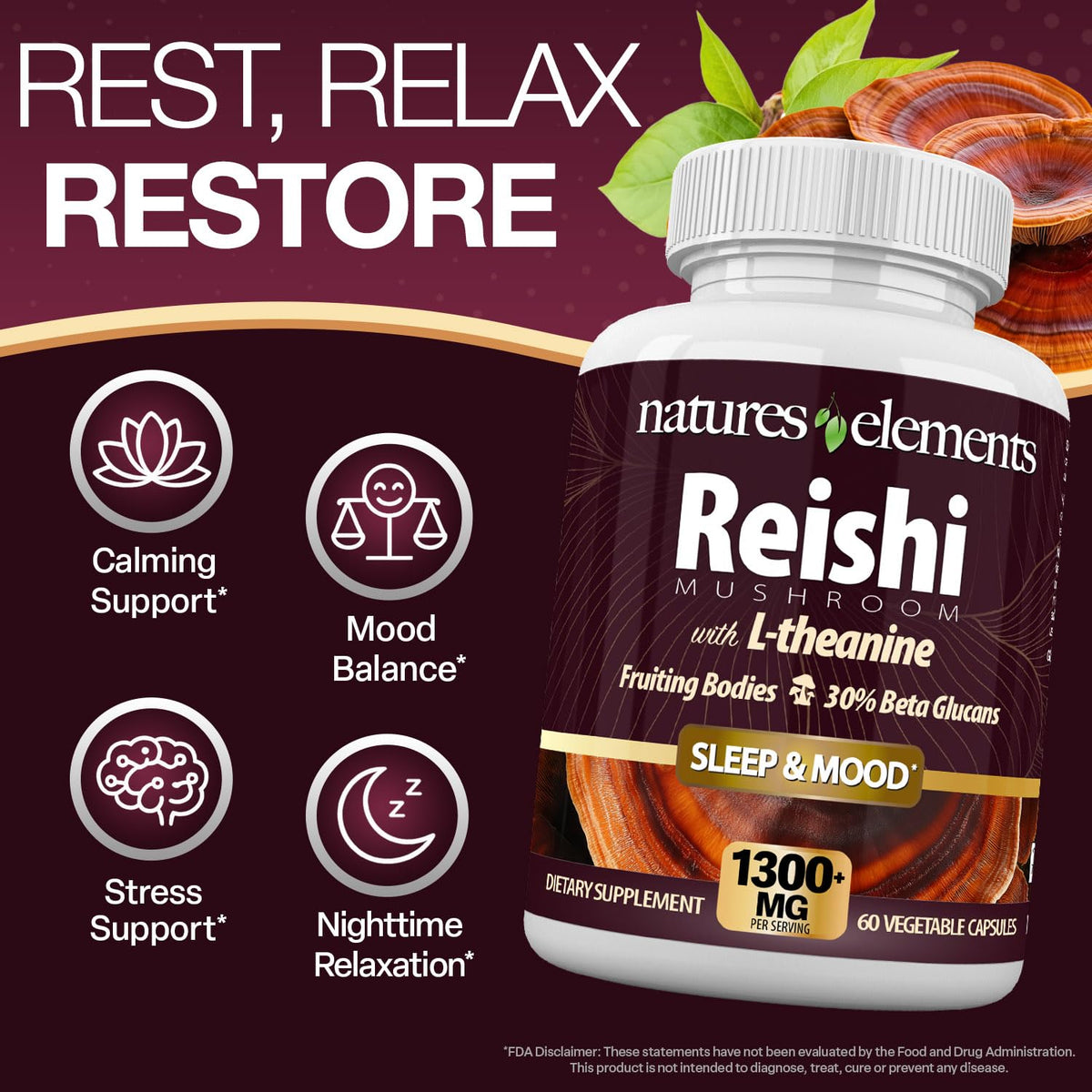 Natural stress relief with Reishi