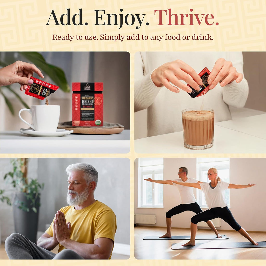 natural stress relief with reishi