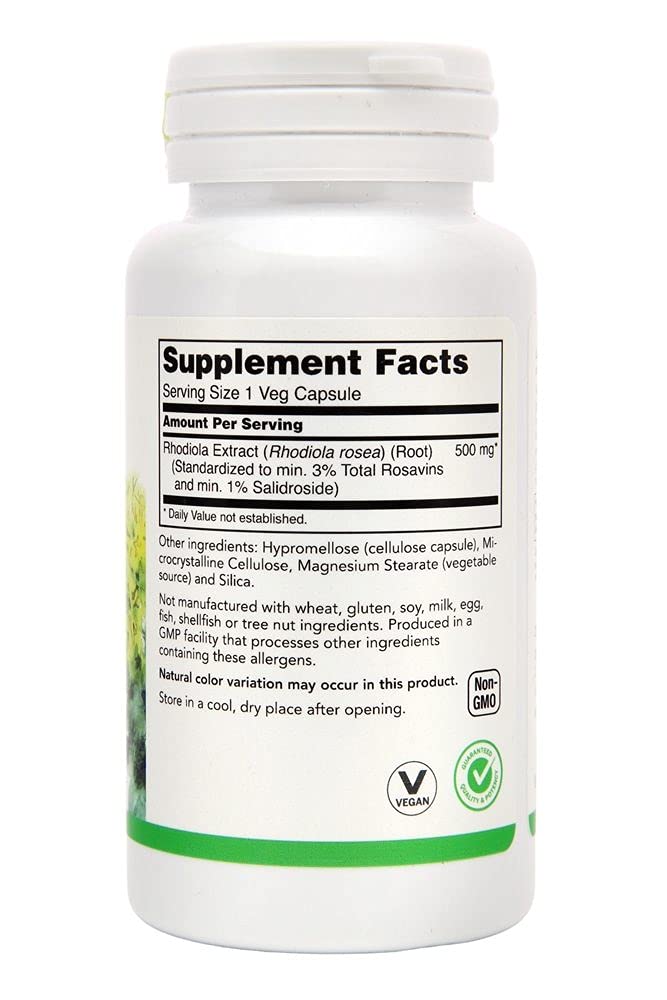 natural stress relief with Rhodiola