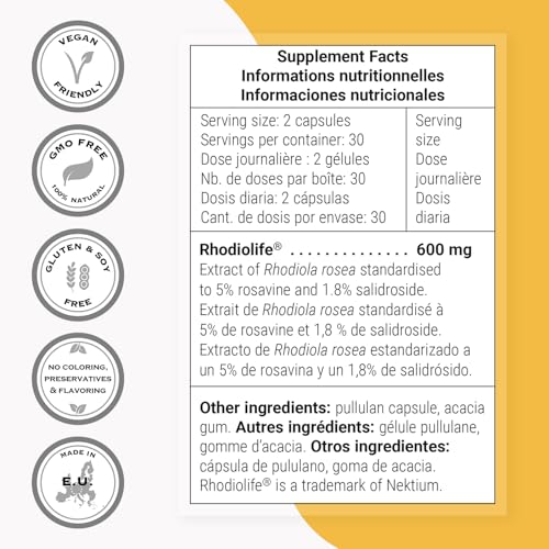 natural stress relief with Rhodiola