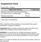 natural stress relief with Rhodiola