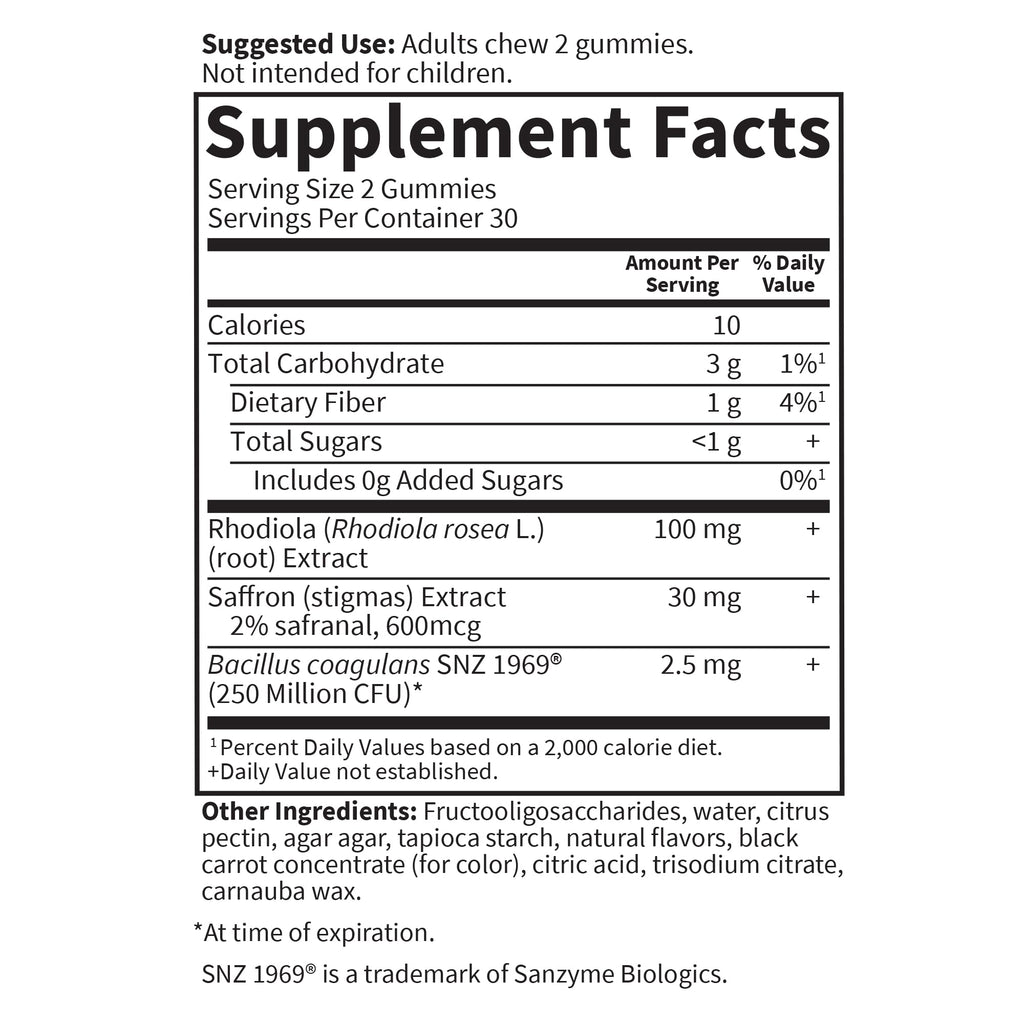 natural stress relief with Rhodiola