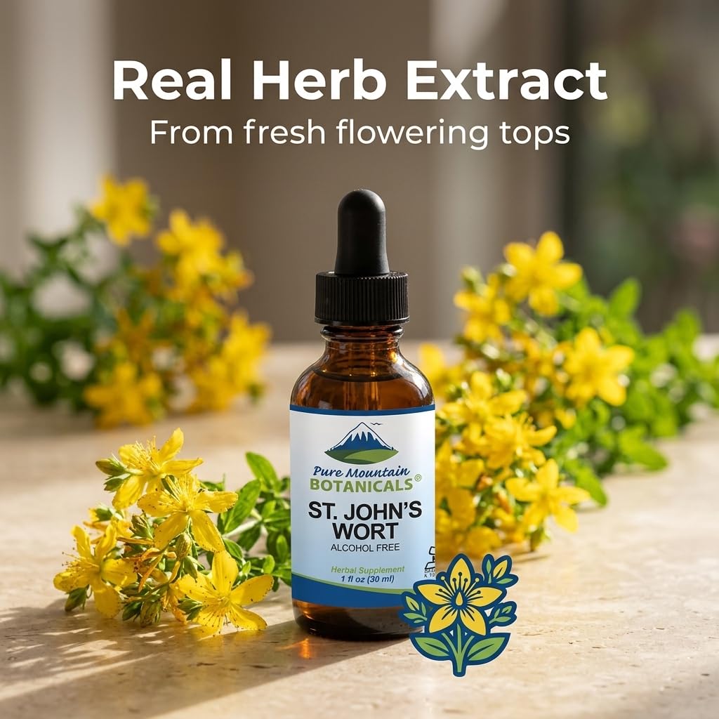 Natural stress relief with St John's Wort