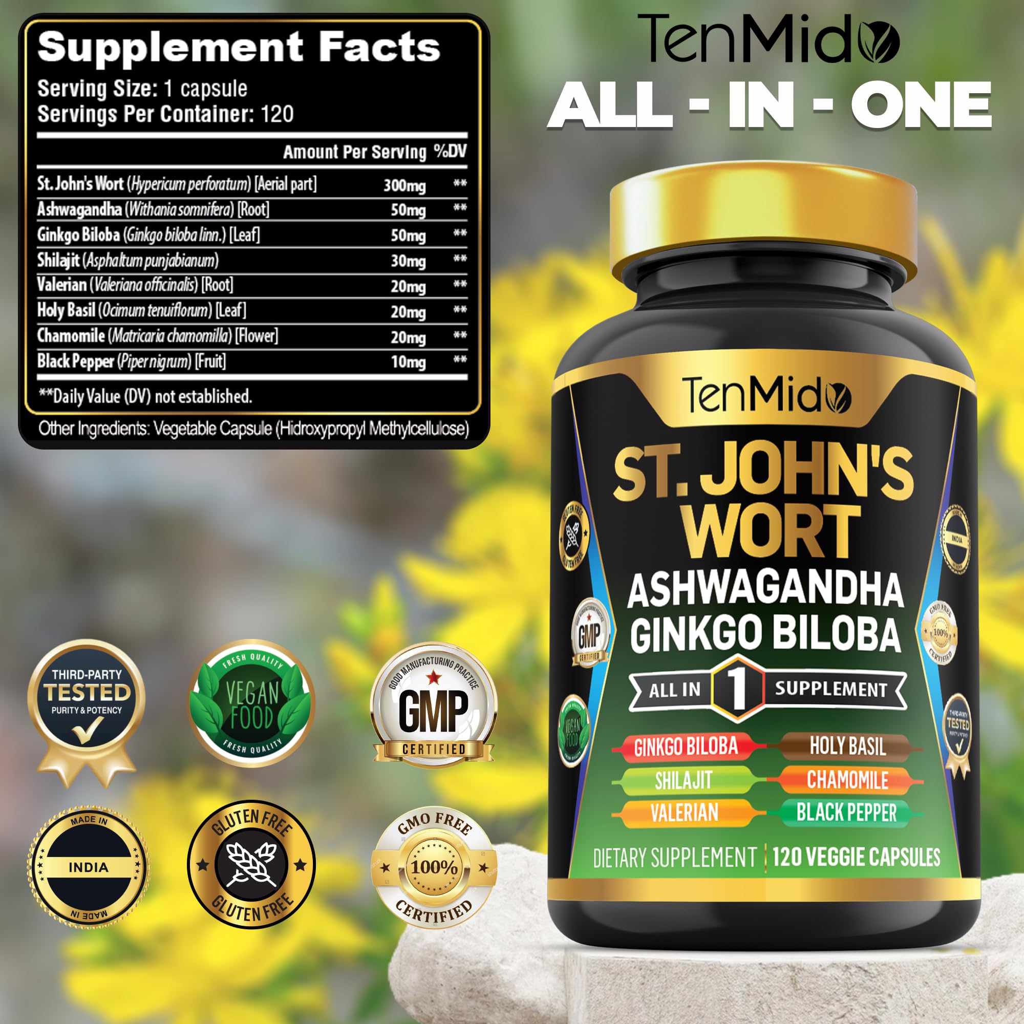 natural stress relief with st. john's wort