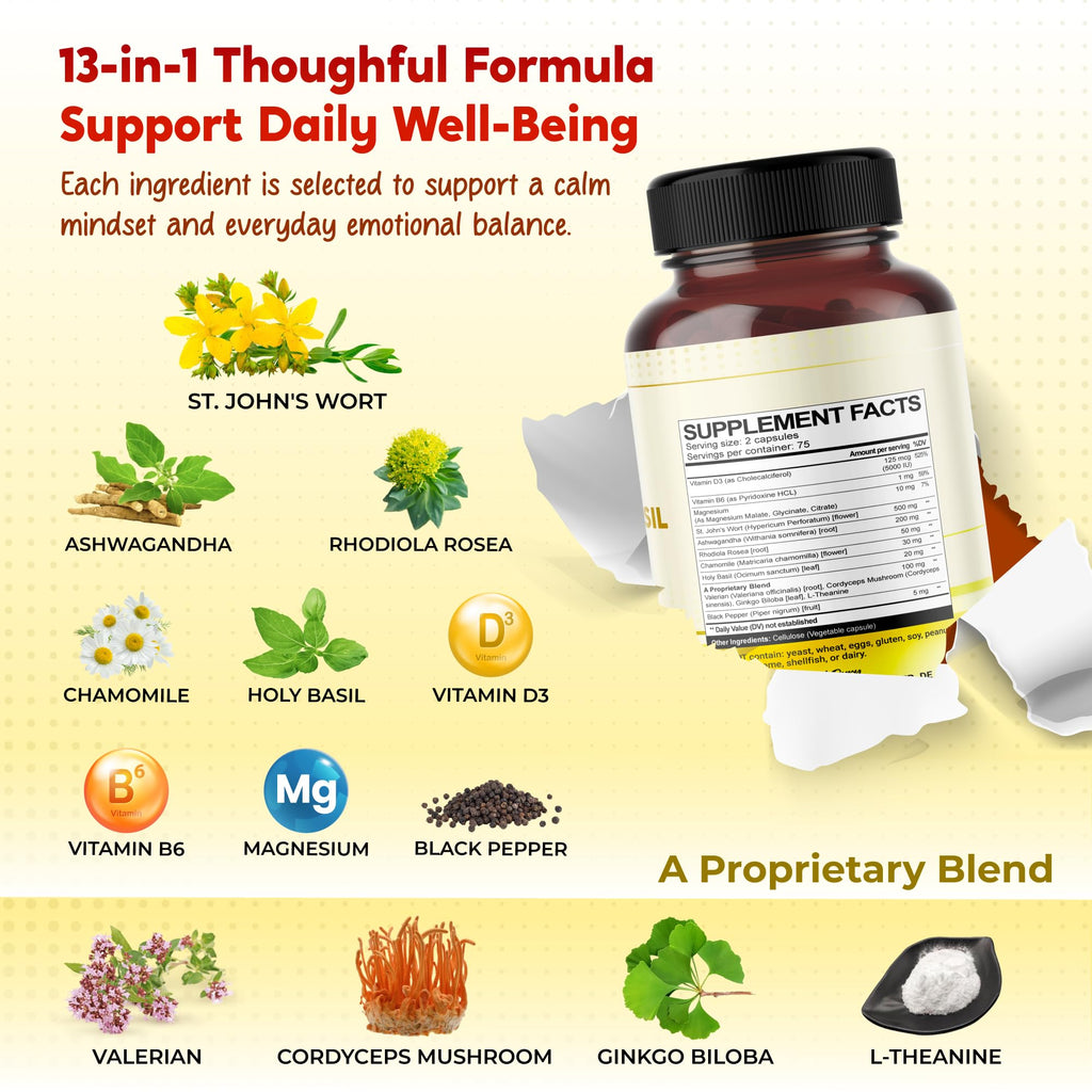 natural stress relief with st. john's wort