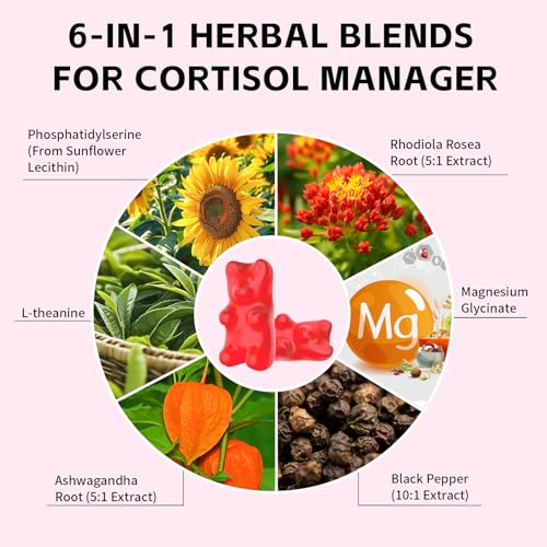 natural stress support gummies for women