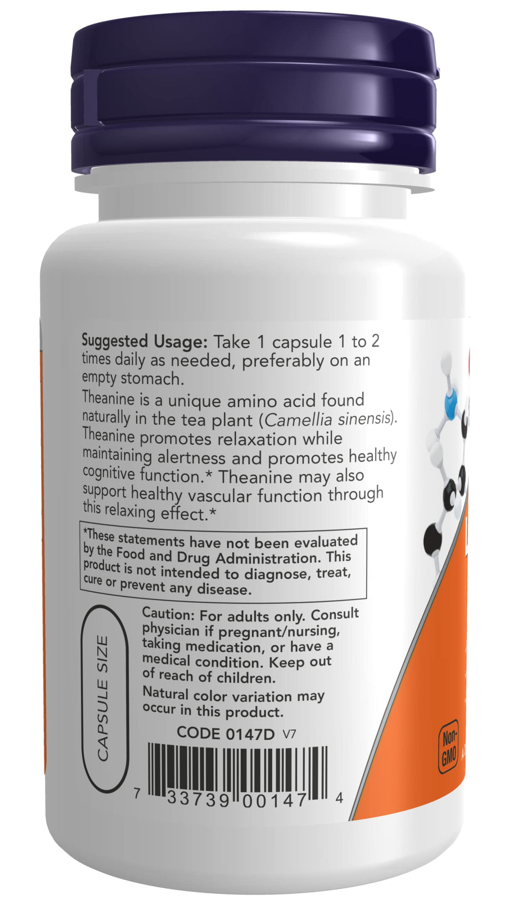 natural stress support vitamin capsules