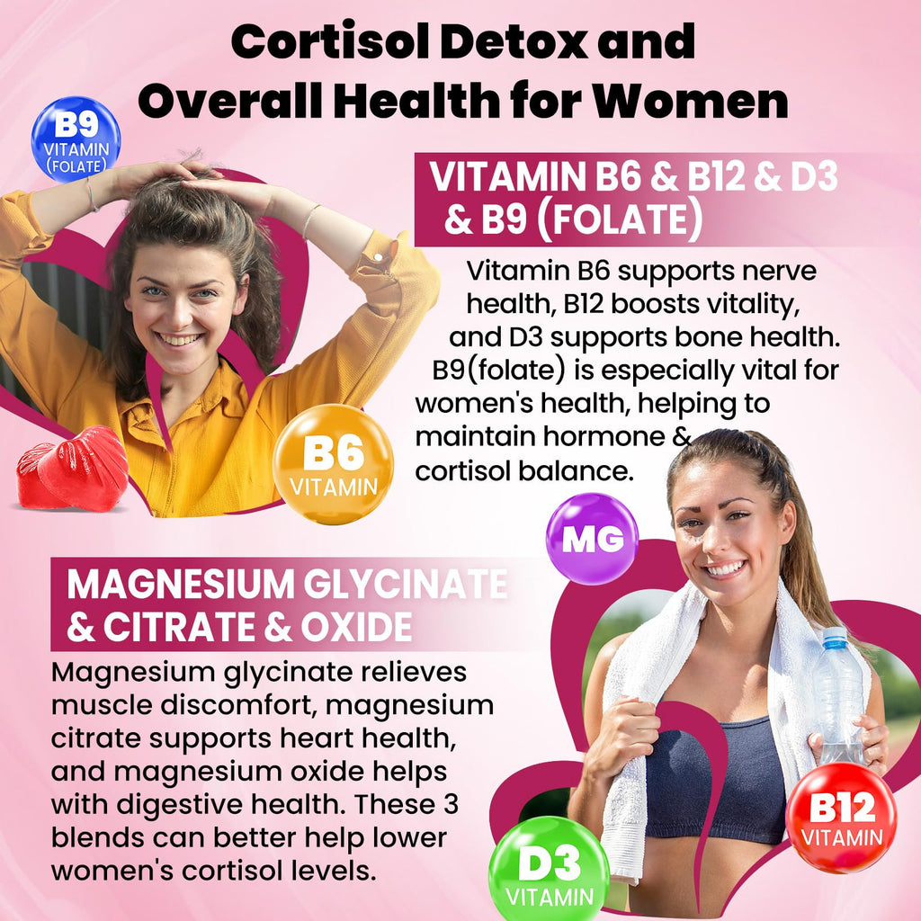 Natural stress support with cortisol gummies