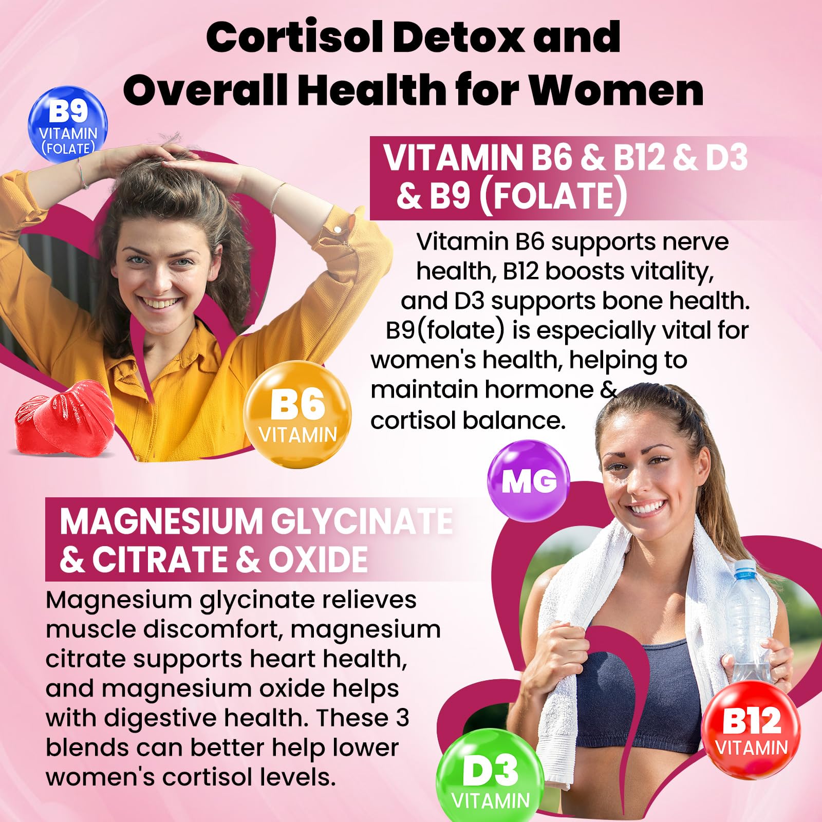 Natural stress support with cortisol gummies