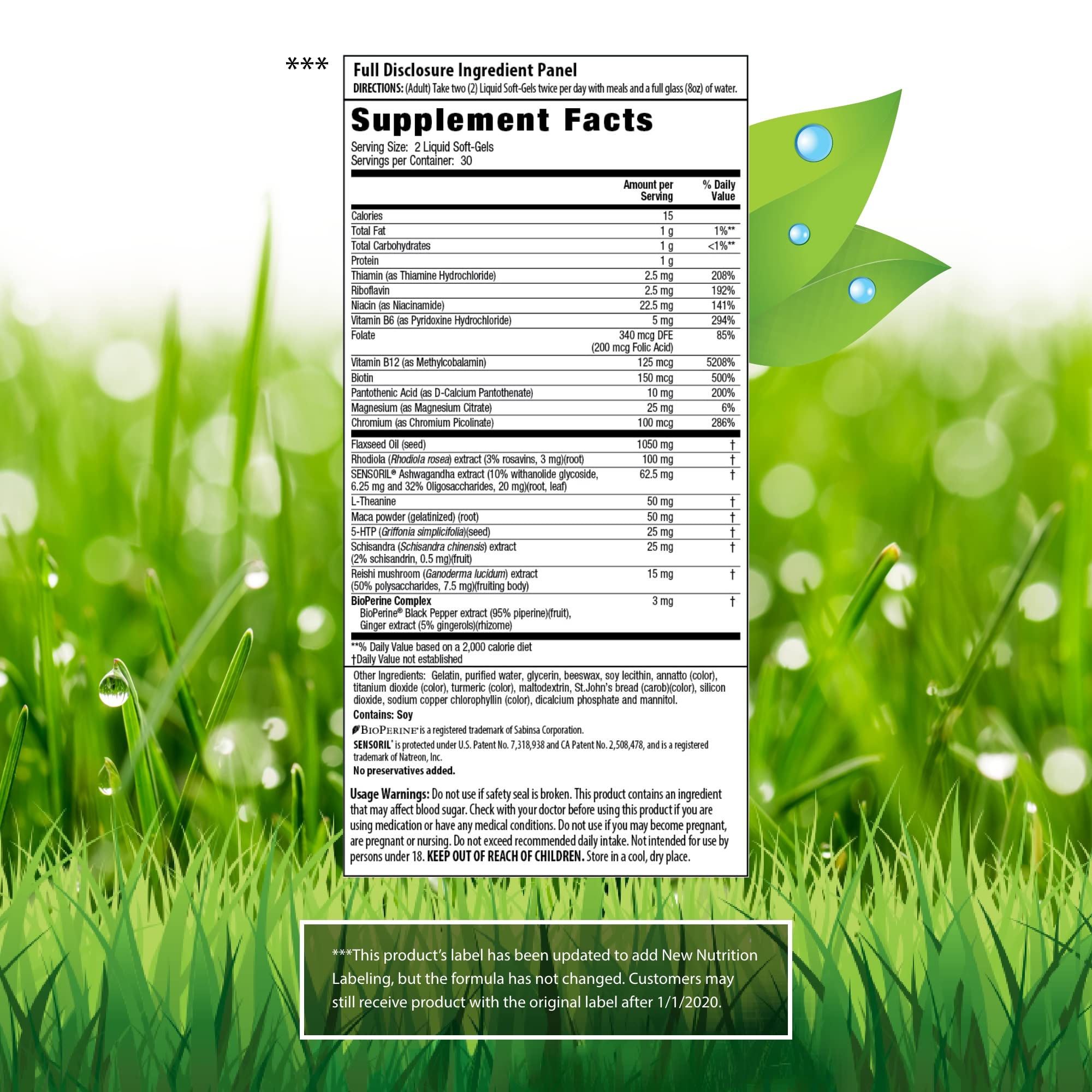 natural stress support with Irwin Naturals
