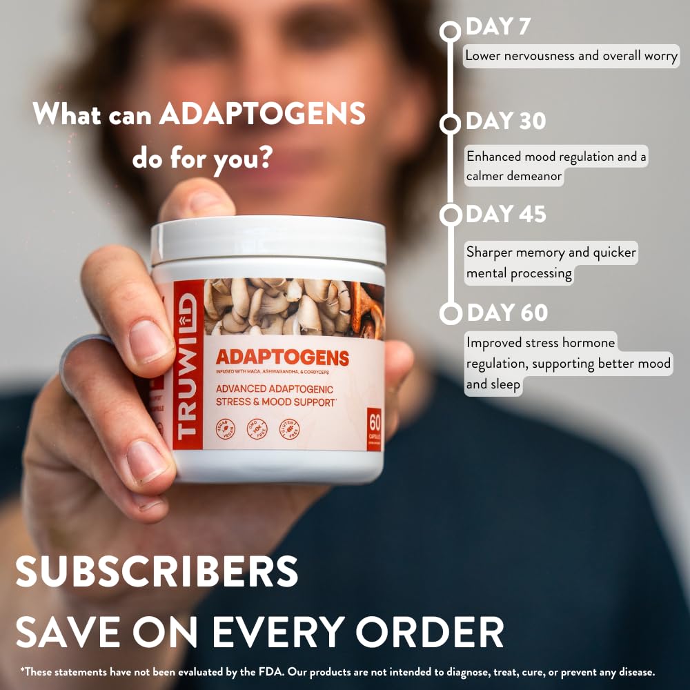 natural stress support with mushroom blends