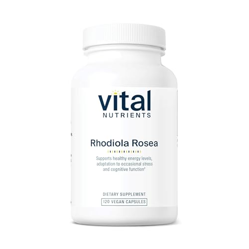 natural stress support with Rhodiola capsules