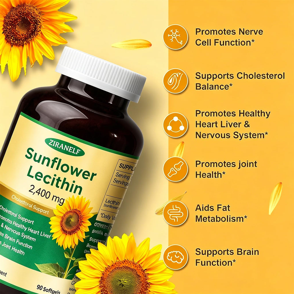 Natural sunflower lecithin for energy