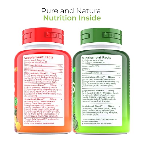 natural super fruits and veggies blend