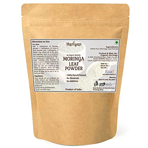 natural superfood moringa green powder