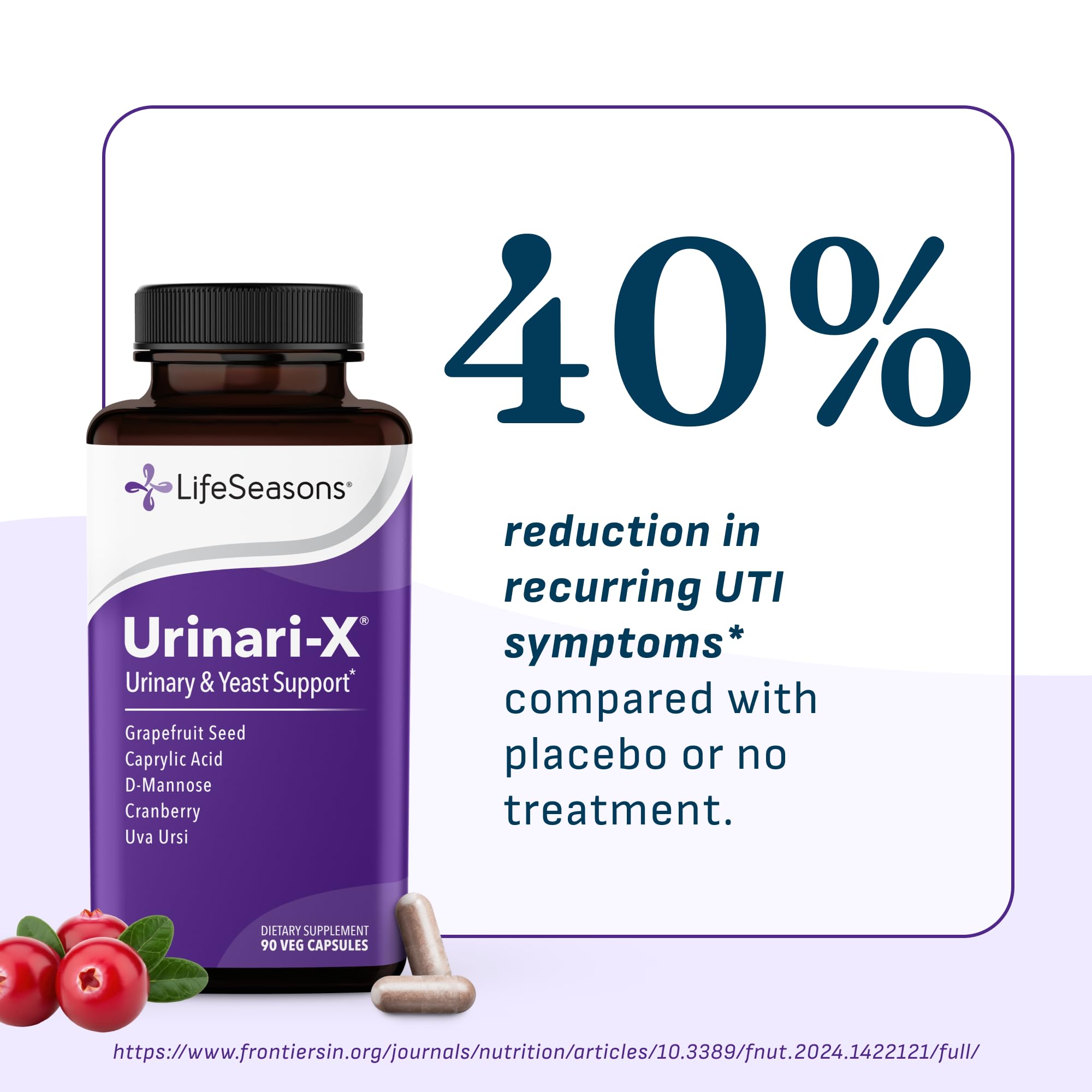 Natural supplement for bladder infections