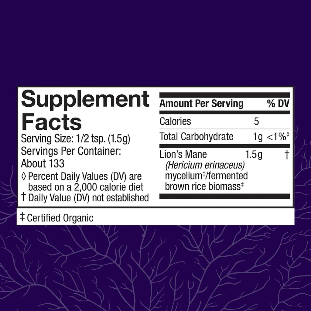 Natural supplement for memory enhancement