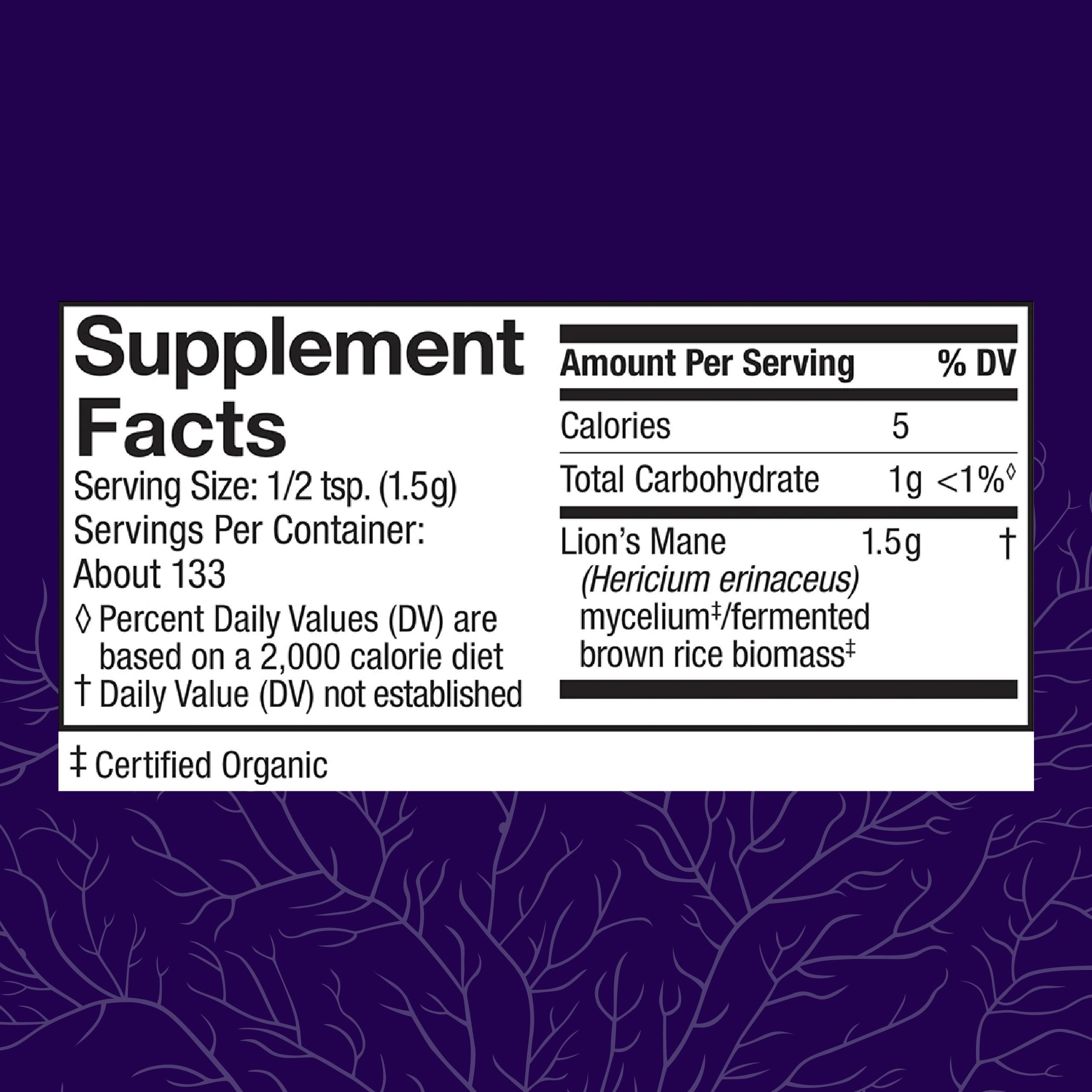 Natural supplement for memory enhancement