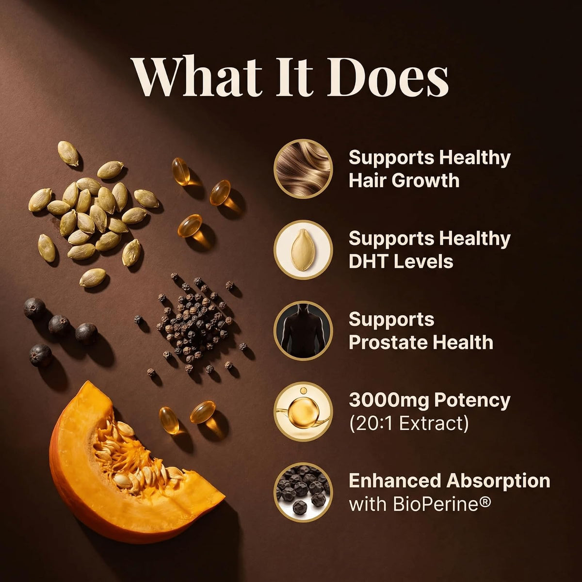 Natural supplement for prostate health