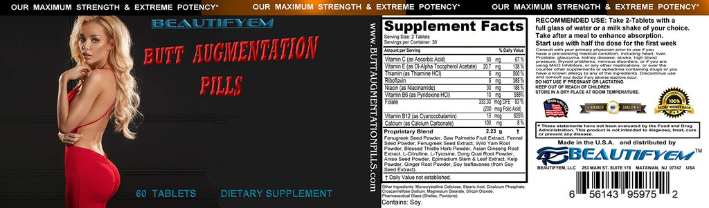 natural supplements for enhanced butt shape